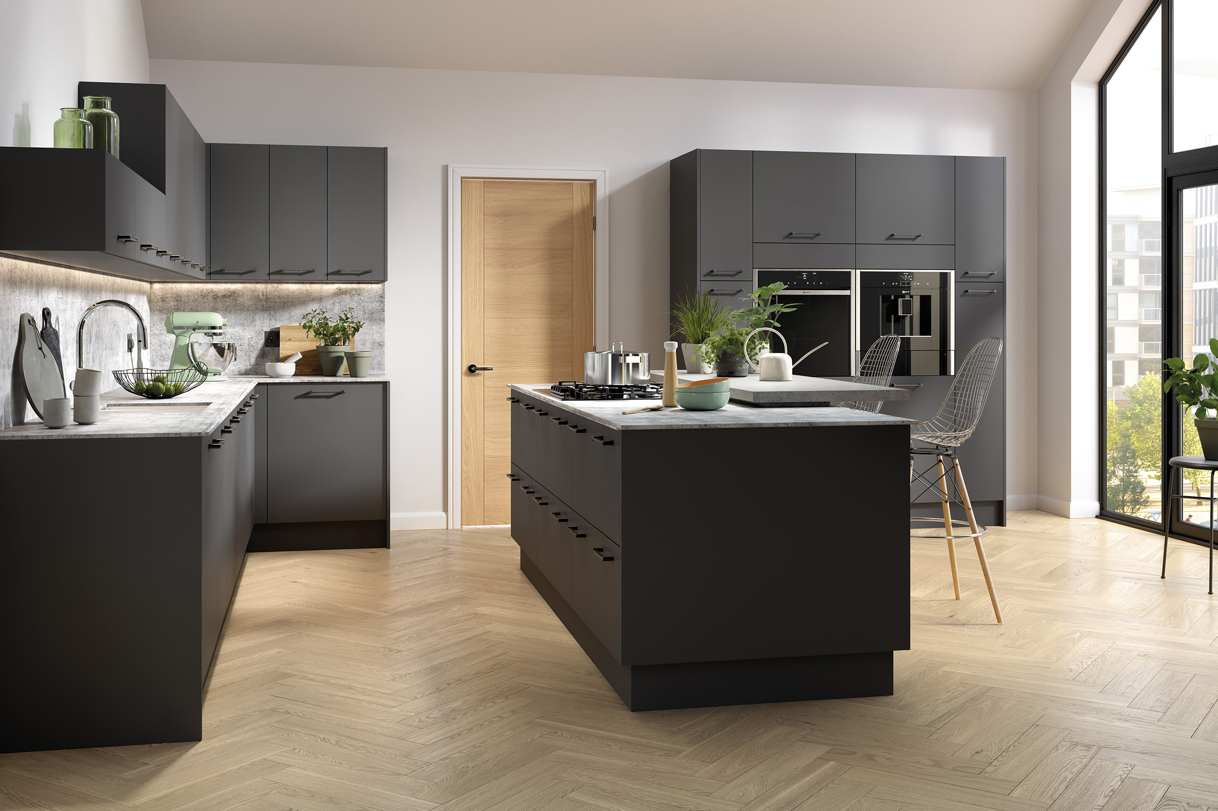 Vogue Graphite New Floor | Cozinha Kitchens