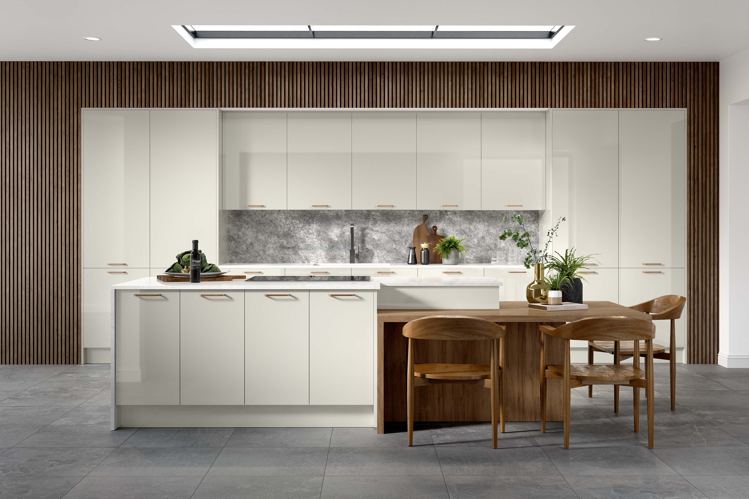 Crystal Gloss Limestone | Cozinha Kitchens